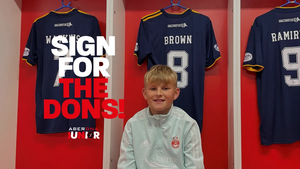 Aberdeen FC - SIGN FOR THE DONS MARCH DATE ANNOUNCED