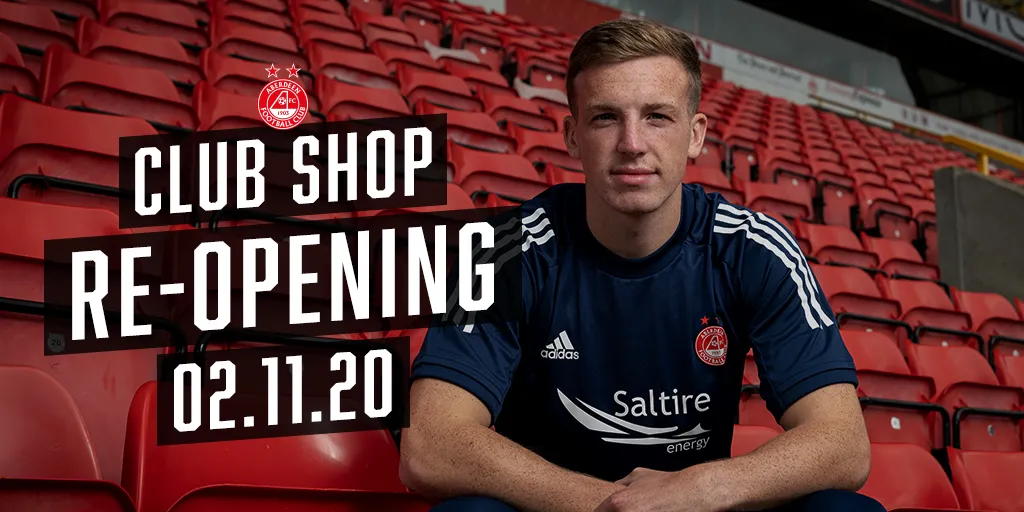 Aberdeen FC - AFC Club Shop Re-Opening