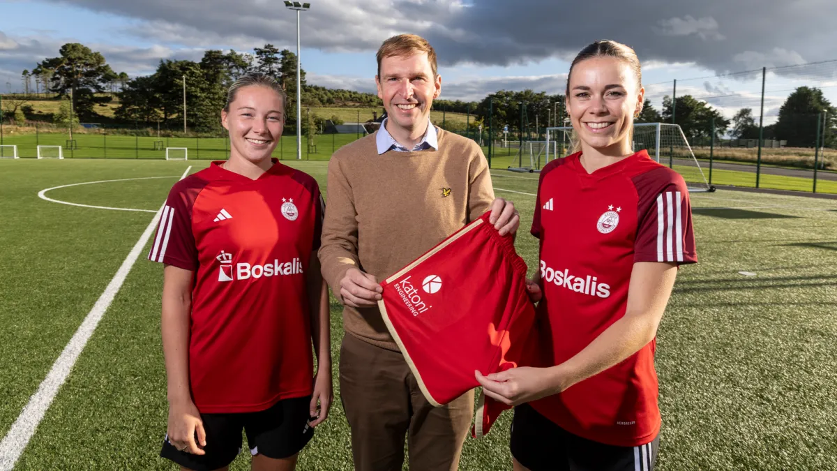 Aberdeen FC - AFC Women Score New Sponsorship with Katoni Engineering