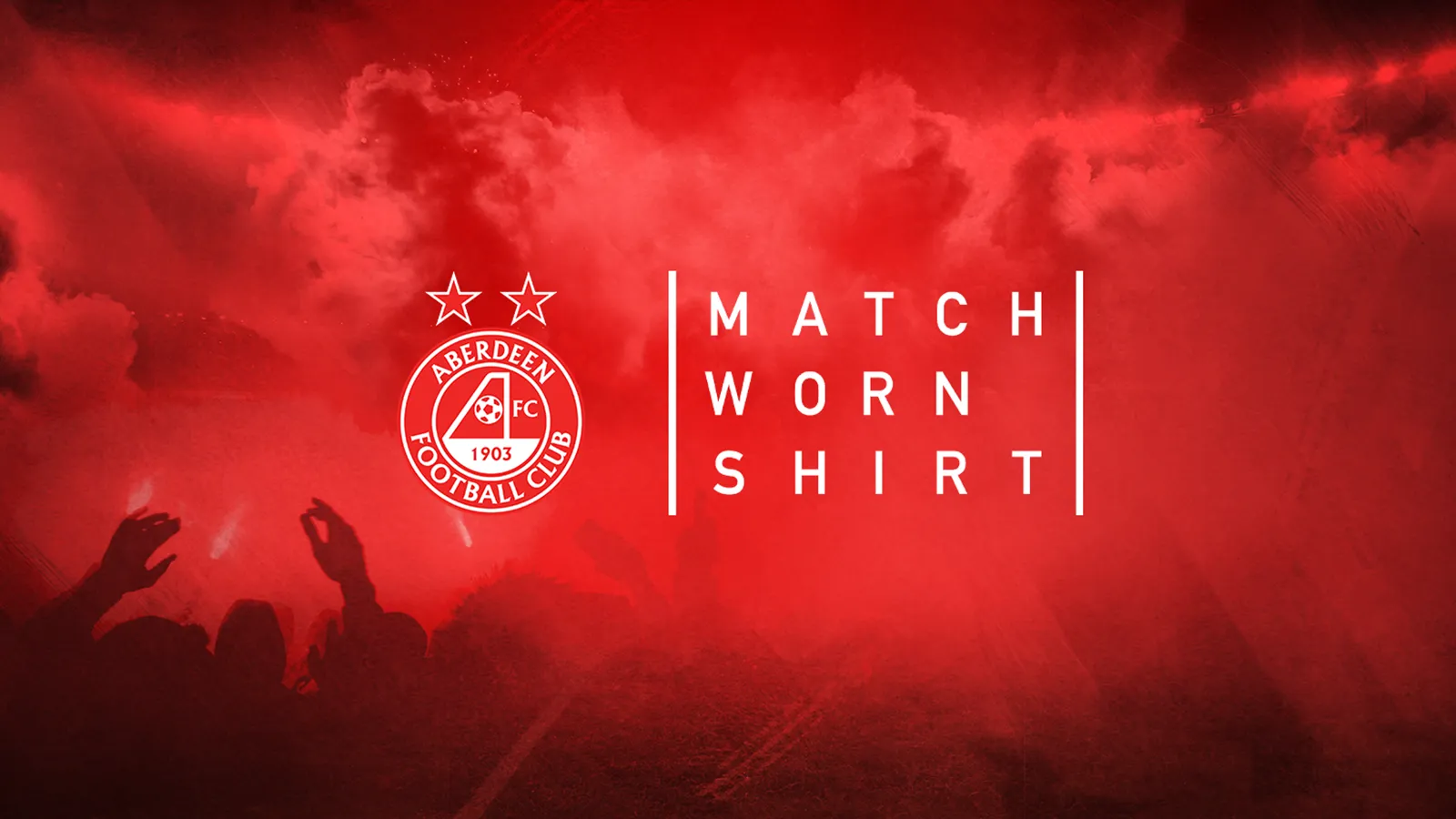 Aberdeen FC - Aberdeen FC Welcome MatchWornShirt to Pittodrie Stadium